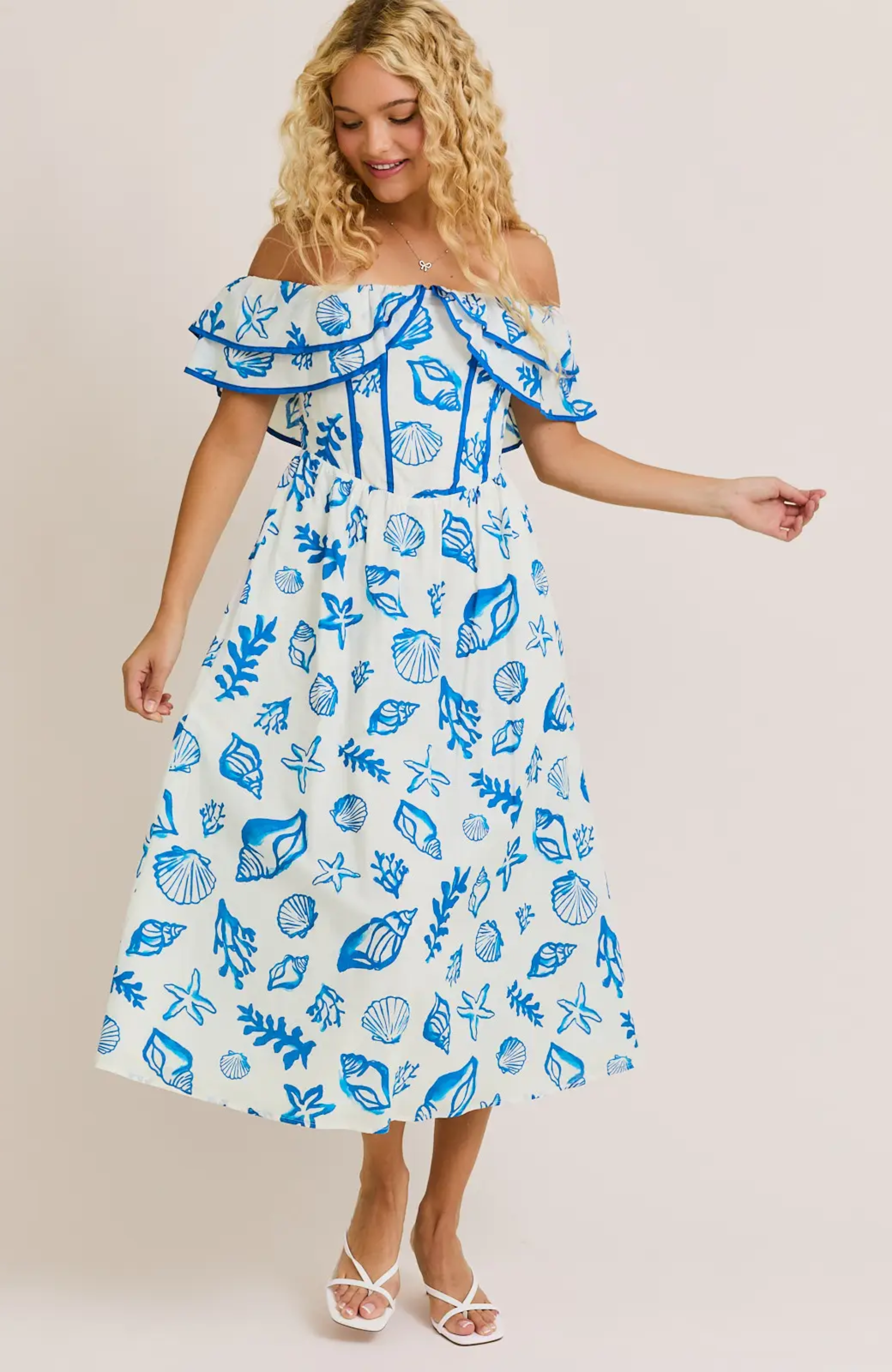 Shelly Off Shoulder Midi – 310 Rosemont